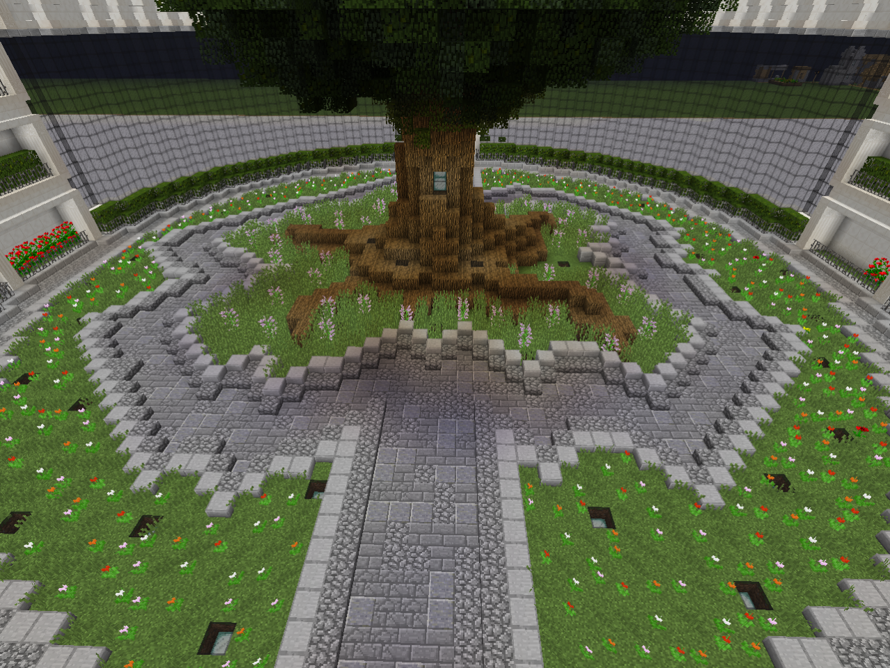 Spawn Builds Minecraft Map