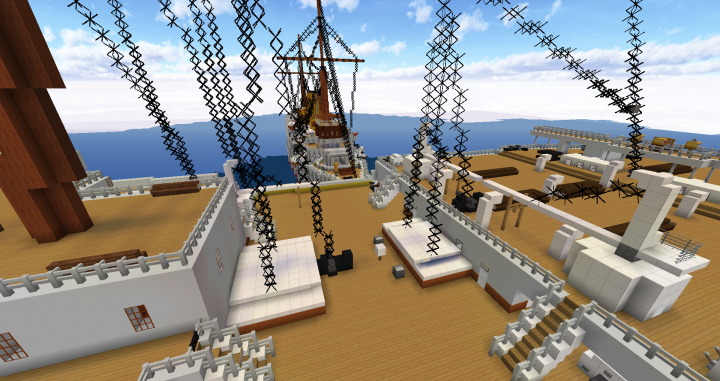 Collision in the Solent Minecraft Map