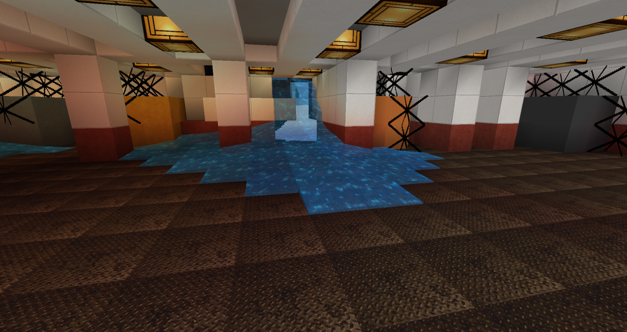 Collision in the Solent Minecraft Map