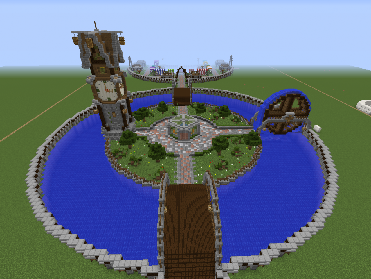Steampunkish Small Server Spawn Minecraft Map