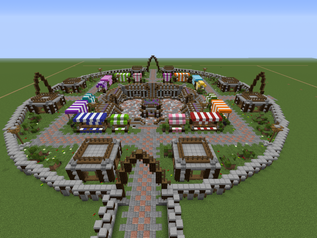 Steampunkish Small Server Spawn Minecraft Map