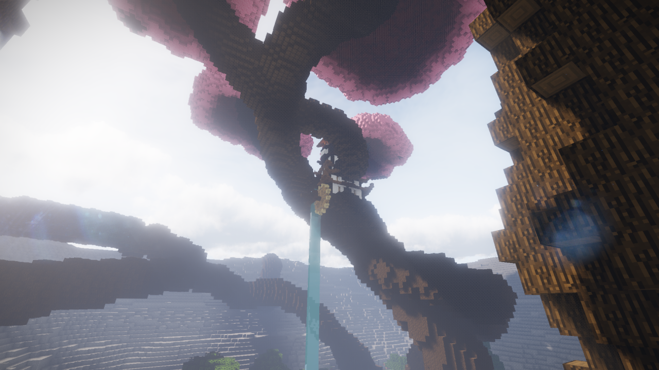 Japanese fantasy land Minecraft Map