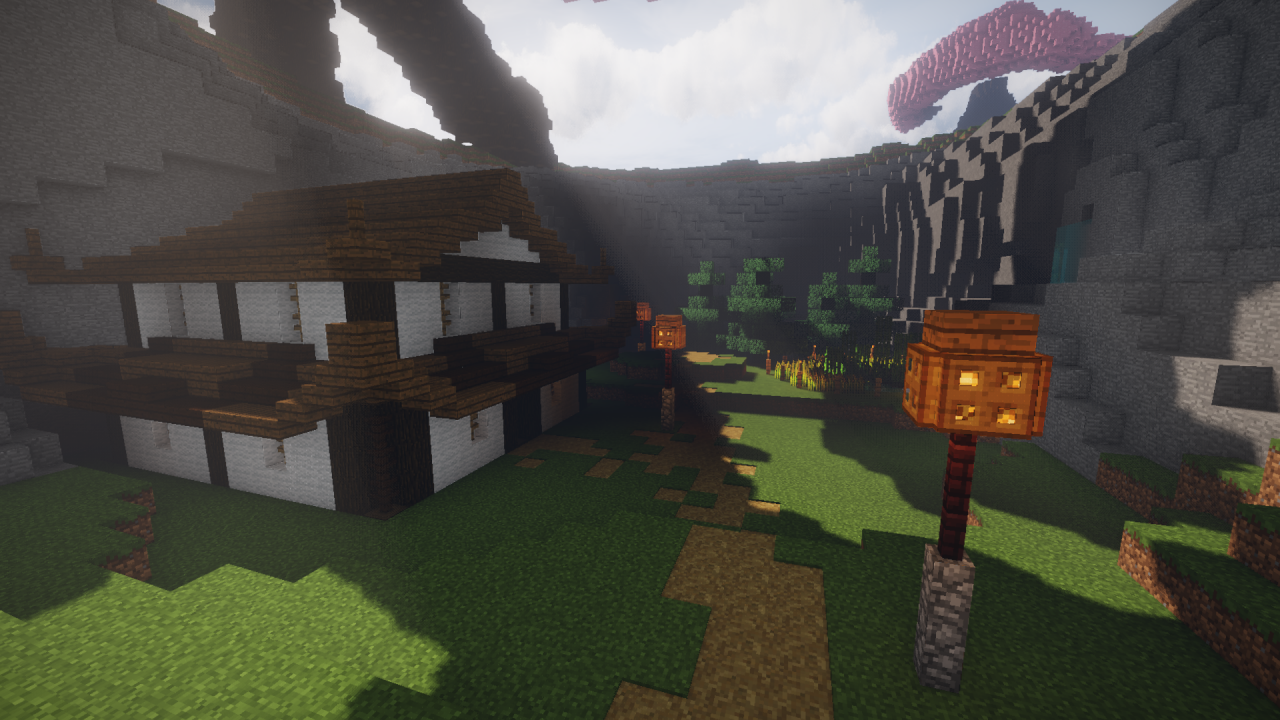 Japanese fantasy land Minecraft Map