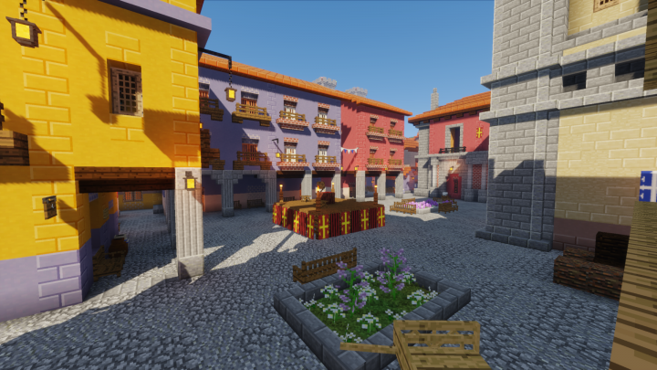 Medieval Spanish Town Minecraft Map