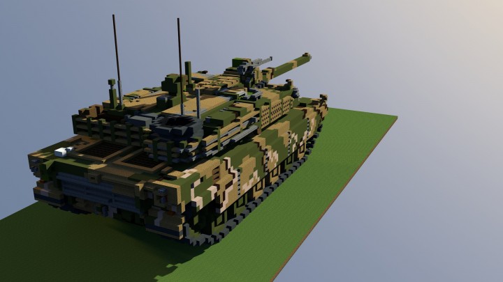 [R.O.K] K-2 Black Panther 10:1 scale tank Minecraft Map