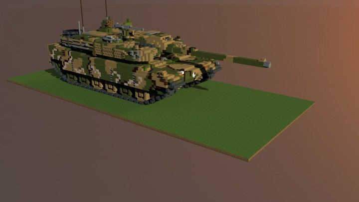 [R.O.K] K-2 Black Panther 10:1 scale tank Minecraft Map