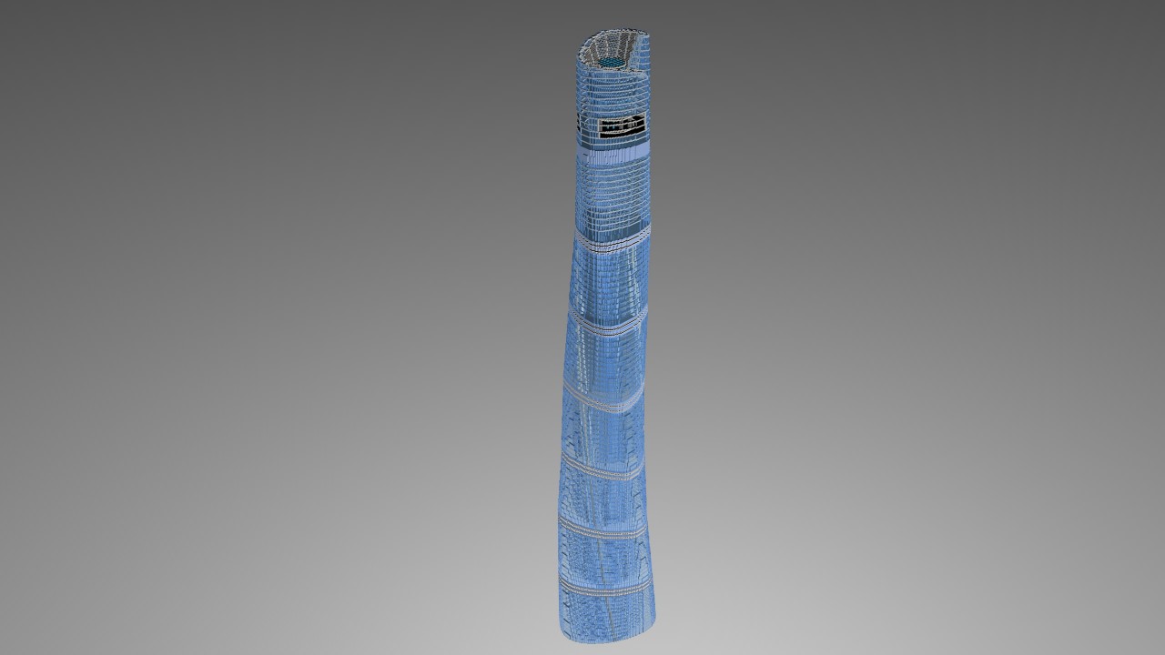 1:1 Shanghai Tower--skyscraper Minecraft Map