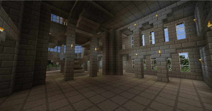 Huge Stone house/mansion Minecraft Map