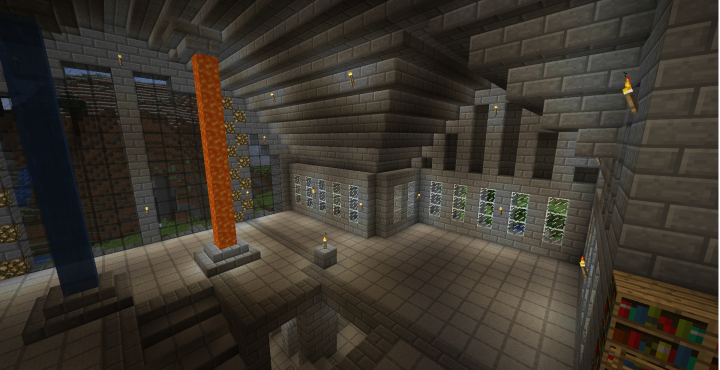 Huge Stone house/mansion Minecraft Map