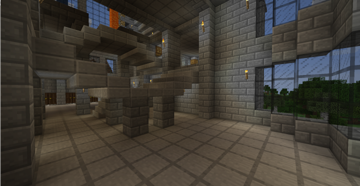 Huge Stone house/mansion Minecraft Map