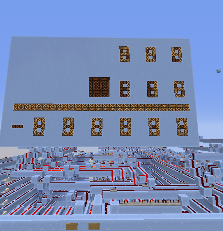 4 function 8 bit calculator Minecraft Map