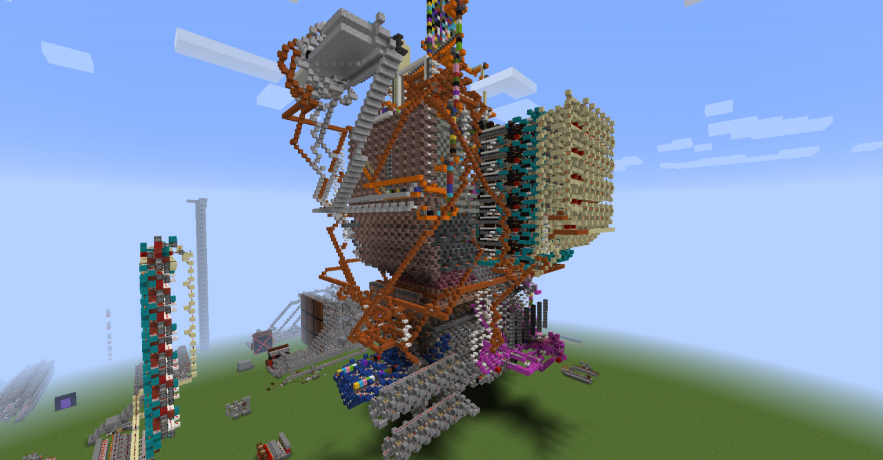 Auto Reset Wool Printer, with no Commands Minecraft Map