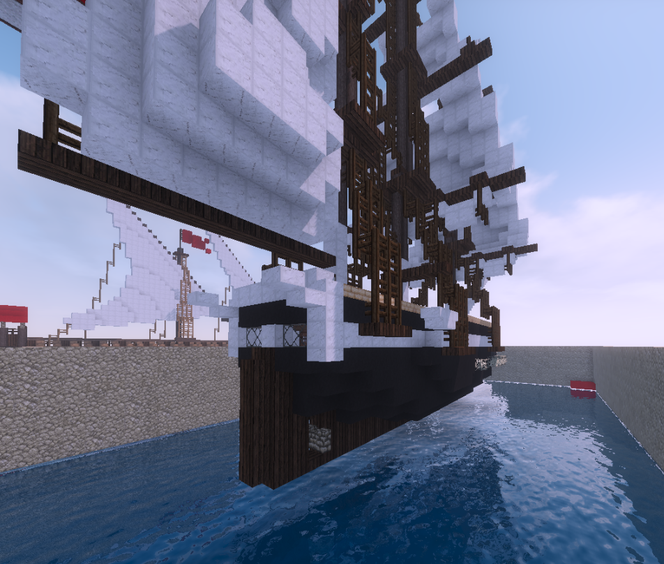 British Warship HMS Terror Minecraft Map