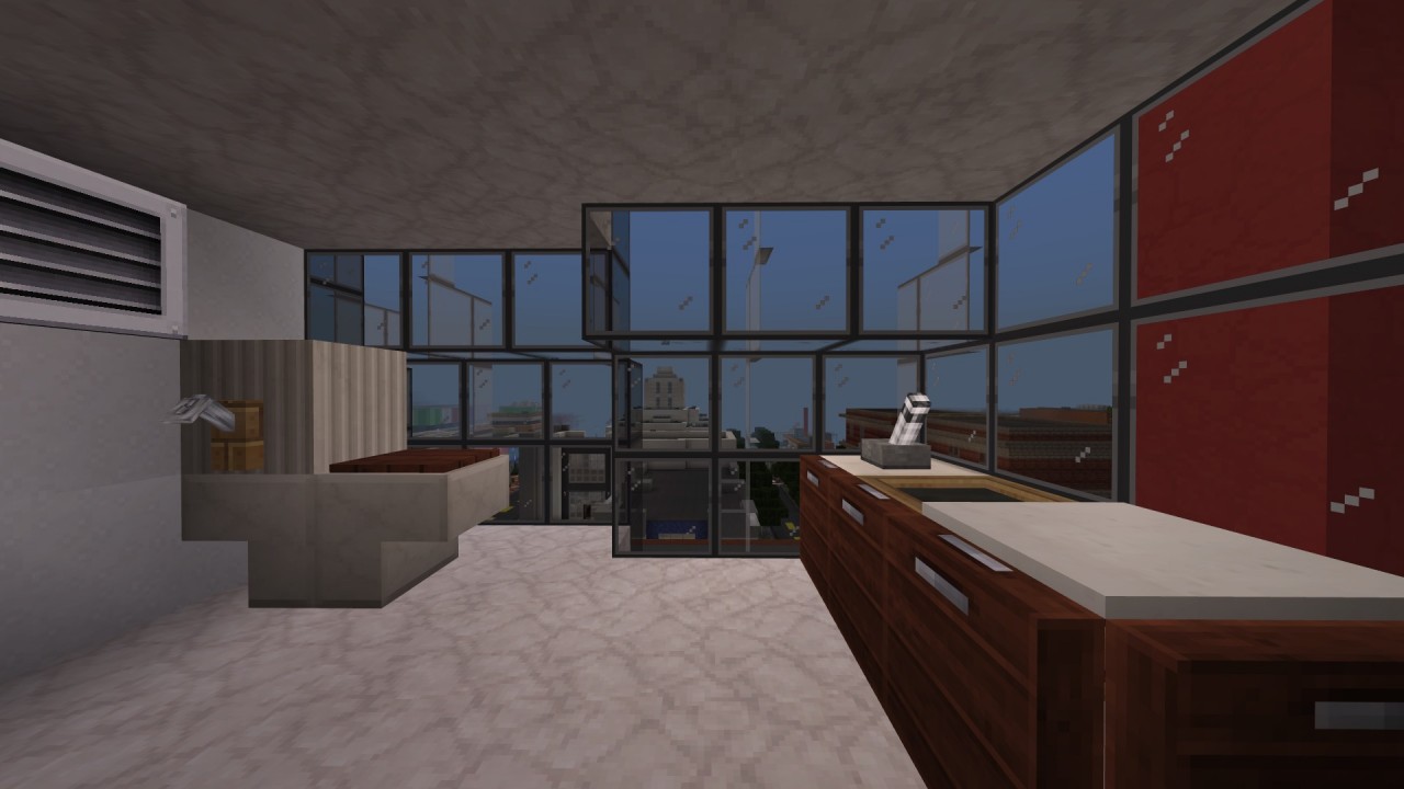 Modern Fire Station Minecraft Map