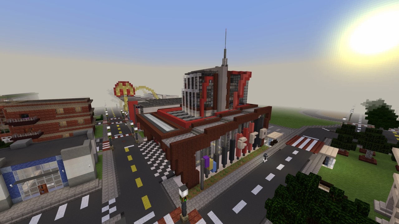 Modern Fire Station Minecraft Map