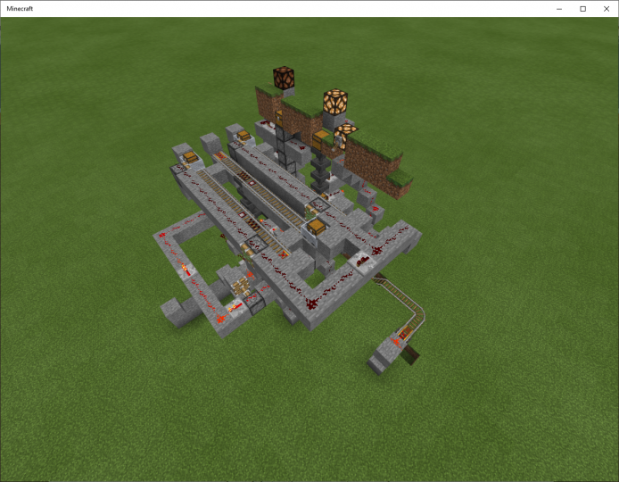 Automated Puzzle Dispenser Minecraft Map