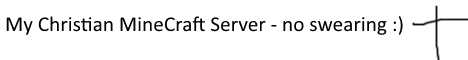 My christian Minecraft server Minecraft Server