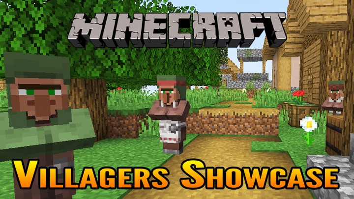 Minecraft 1.14 NEW Villages and Villagers Showcase