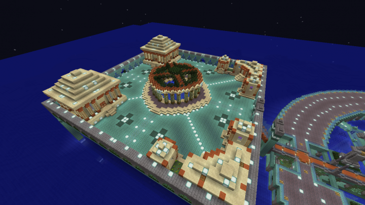 Atlantis Temple of the Guardian & Guardian Farm Minecraft Map