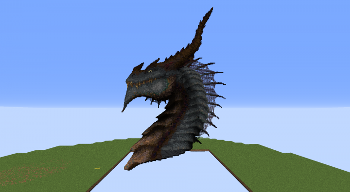 Dragon Head Thing Minecraft Map