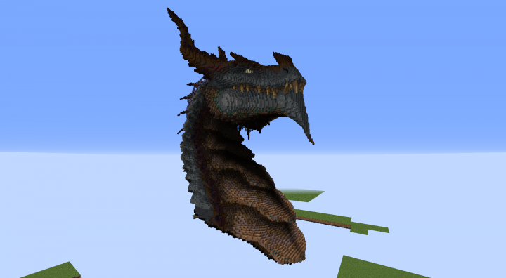 Dragon head thing. Minecraft Map