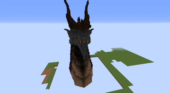 Dragon head thing. Minecraft Map