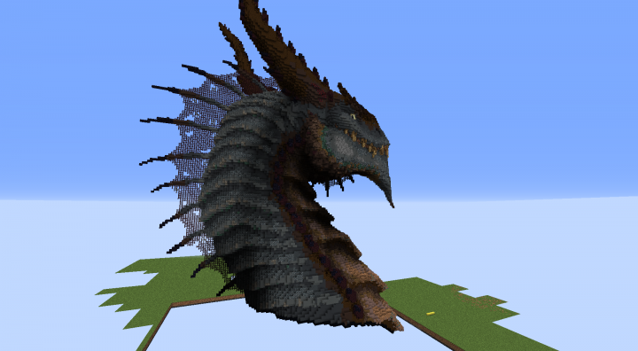 How To Make A Dragon Head In Minecraft