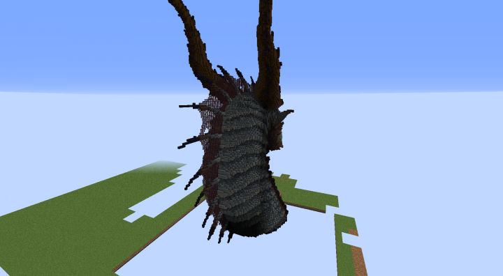 Dragon head thing. Minecraft Map