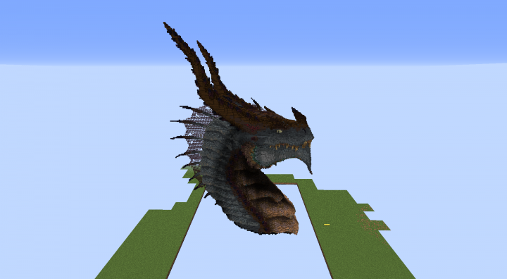 Dragon head thing. Minecraft Map