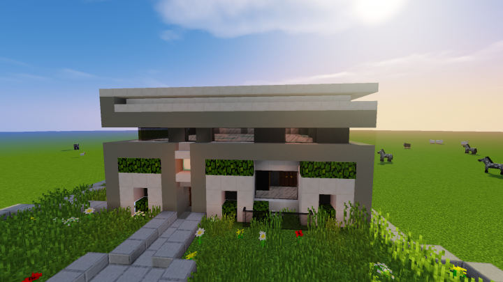 Simple Modern House Minecraft Map