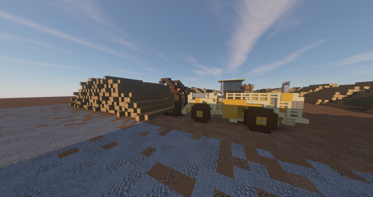 Backwoods Logging Logyard Minecraft Map