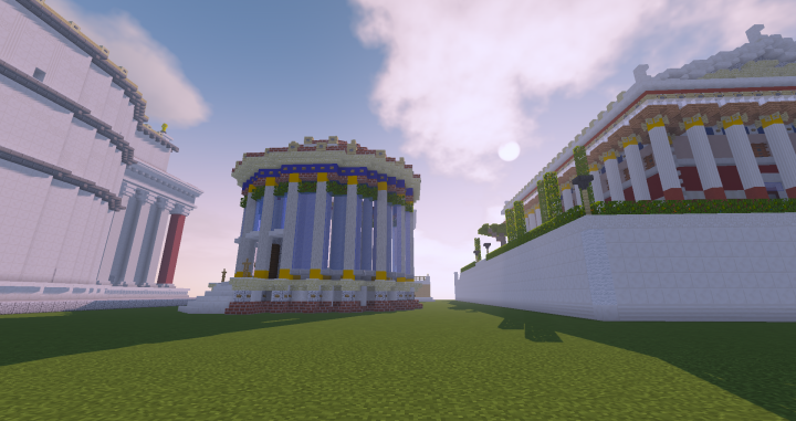 Roman temple of Vesta V2 Minecraft Map