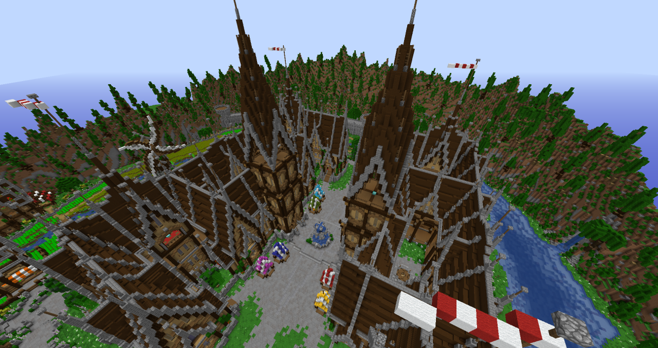 Medieval Market Square (DOWNLOAD) Minecraft Map