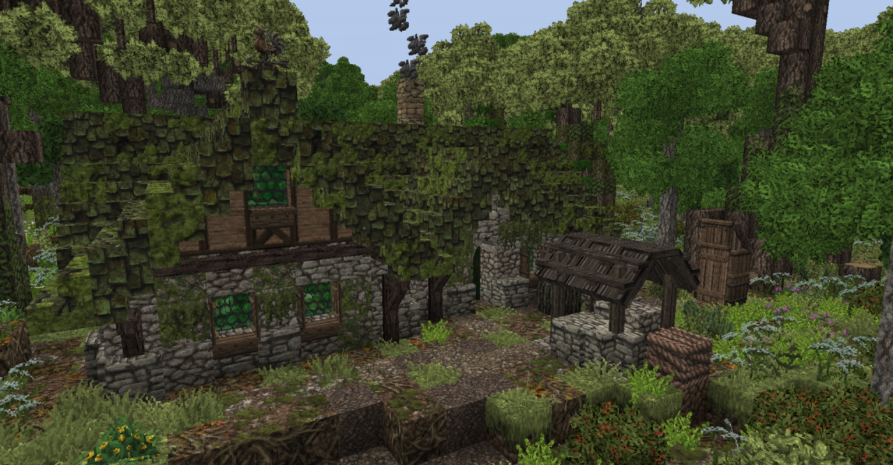 Medieval Woodland Cottage (Conquest Reforged) Minecraft Map