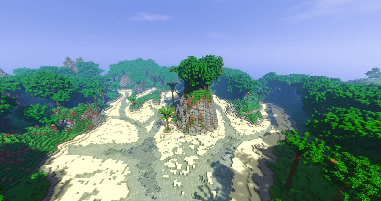 Islands of a dozen rivers Minecraft Map