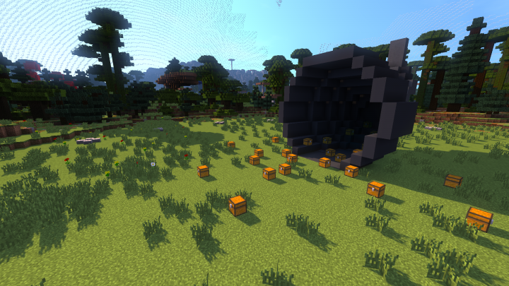 Hunger Games Arena 250 Blocks Radius Minecraft Map