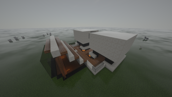 Dark Theme Modern House [1.13.2] Minecraft Map