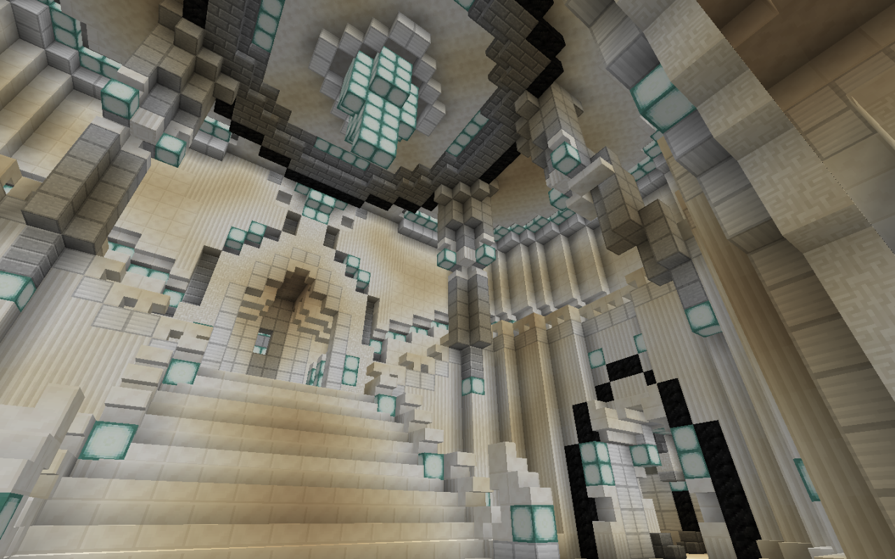 Voltron Castle of Lions-spaceship mode 1.13 Minecraft Map