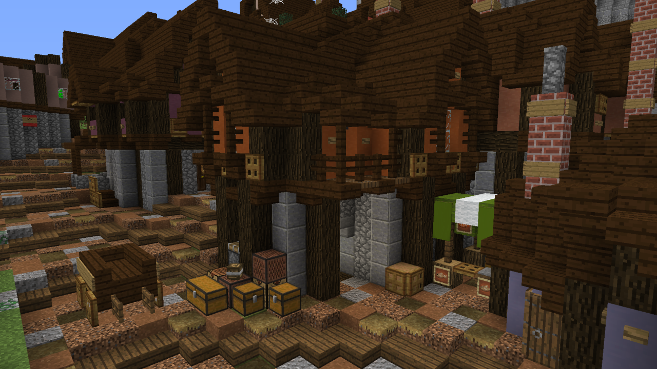 16th century castle and town Minecraft Map