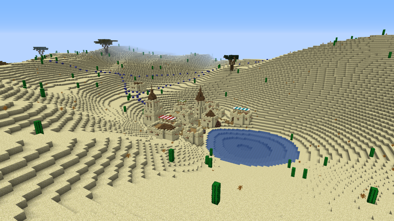 16th century castle and town Minecraft Map