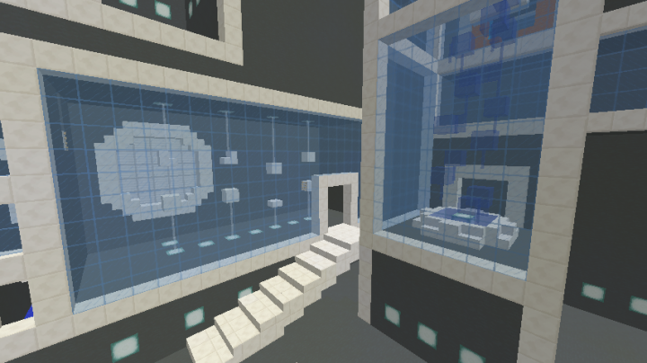 Portal 2 Aperture Mega Parkour Minecraft Map