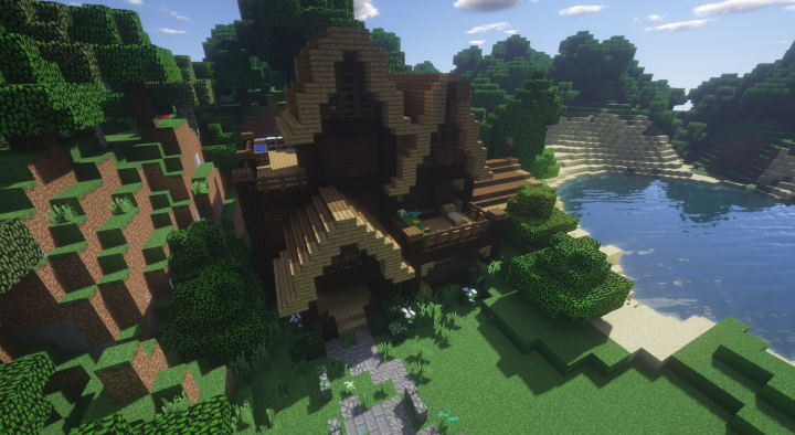 Mansion in the woods! Minecraft Map