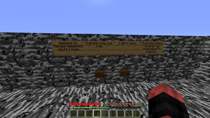 Random Redstone Stuff I Made Minecraft Map