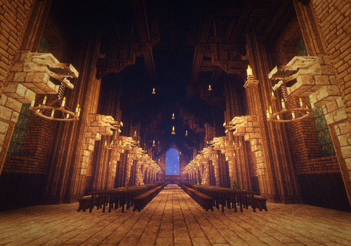 Hogwarts Great Hall Minecraft Map