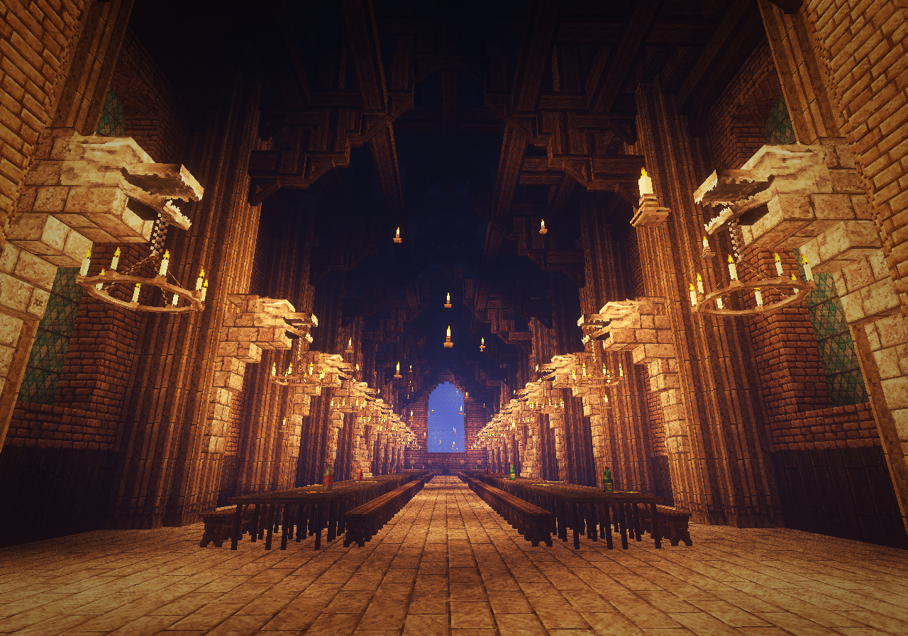 Hogwarts Great Hall Minecraft Map