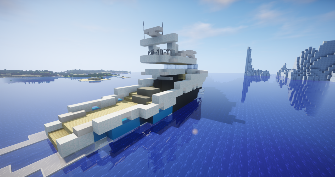 Modern Yacht | Ocean Explorer Minecraft Map