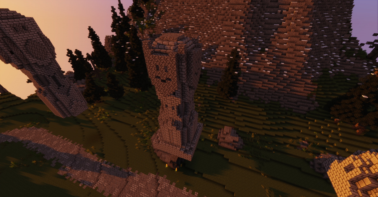 dwarven tower lotr Minecraft Map