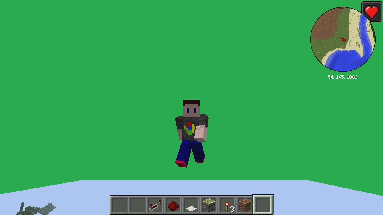 Green Screen Custom Sky - FOR FILMING! Minecraft Texture Pack