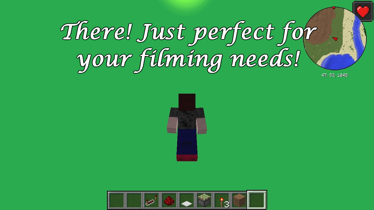 Green Screen Custom Sky - FOR FILMING! Minecraft Texture Pack