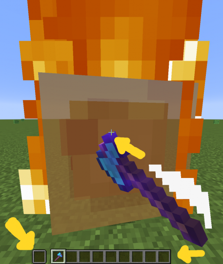Cosmic Craft Pyro Axe (Mod port) Minecraft Mod